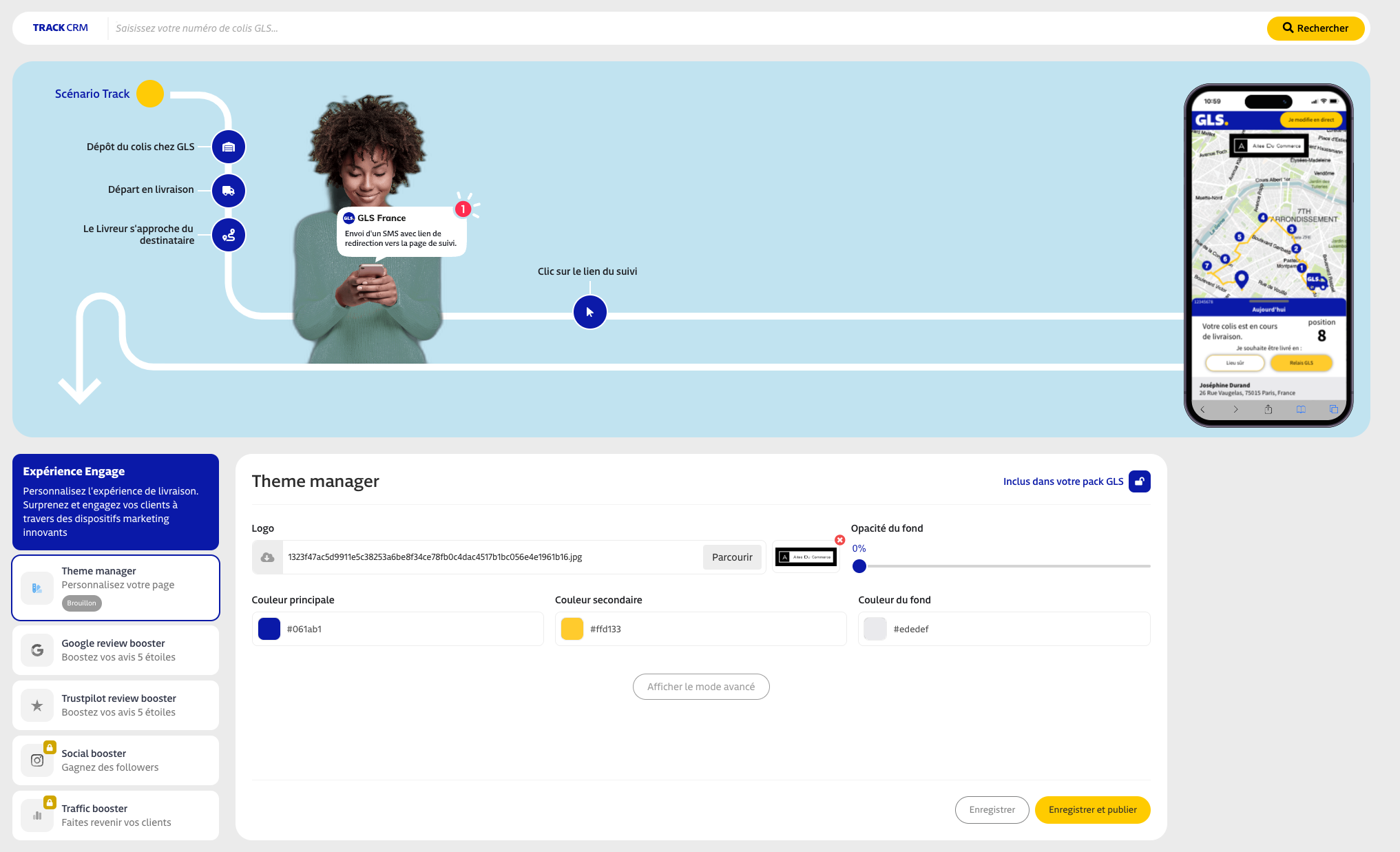Guide de connexion à Track & Engage Center